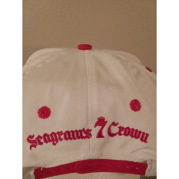 Seagram's 7 | Accessories | Vintage Cap Hat White Red Seagrams Seven 7 ...